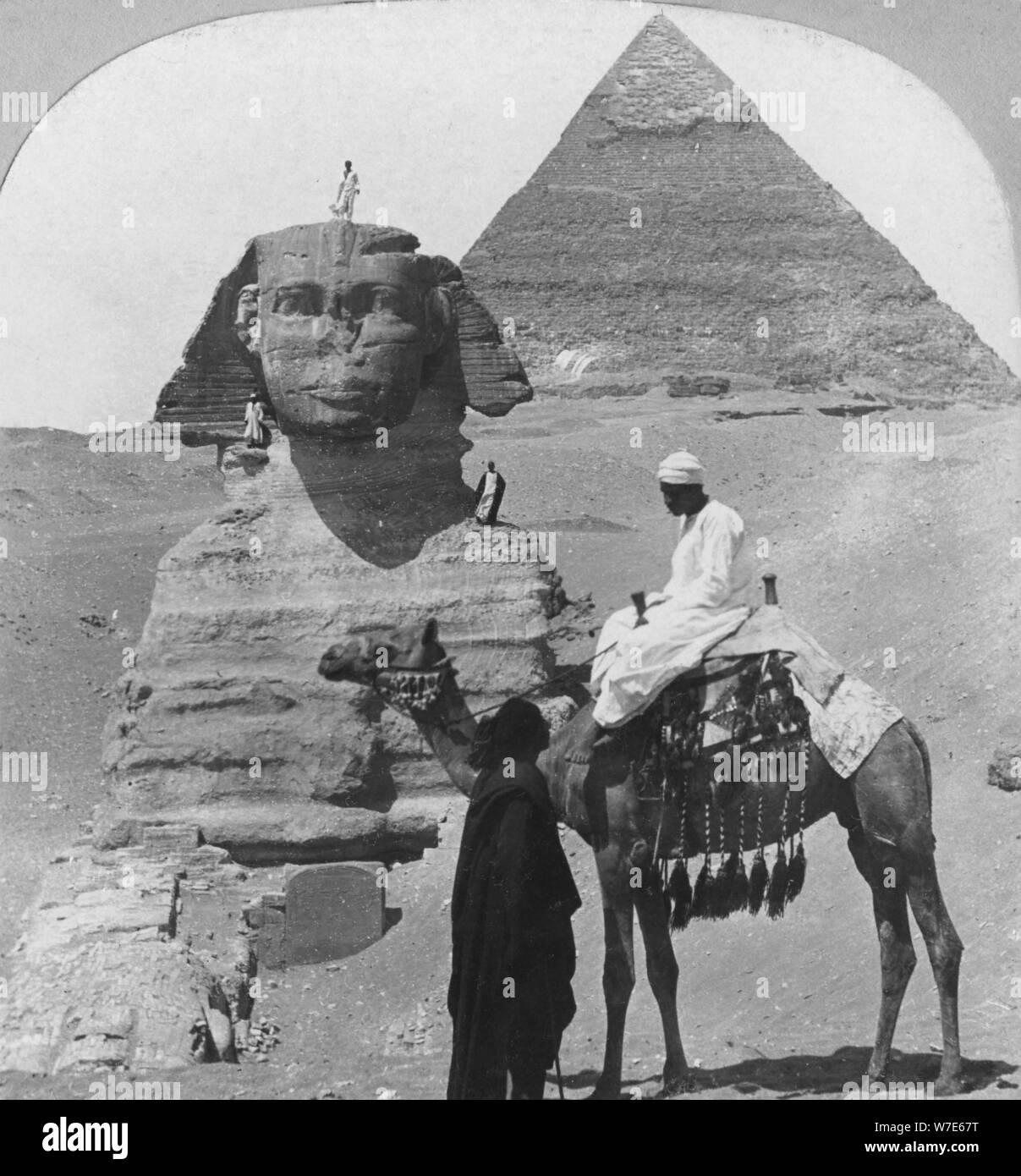The Great Sphinx of Giza, Egypt, 1899. Artist: The Fine Art ...