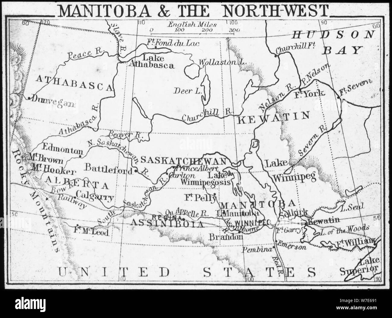 Map of canada manitoba hi-res stock photography and images - Alamy