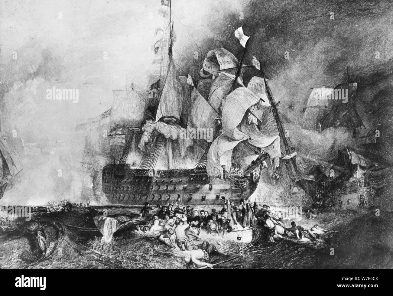 Hms victory Black and White Stock Photos & Images - Alamy