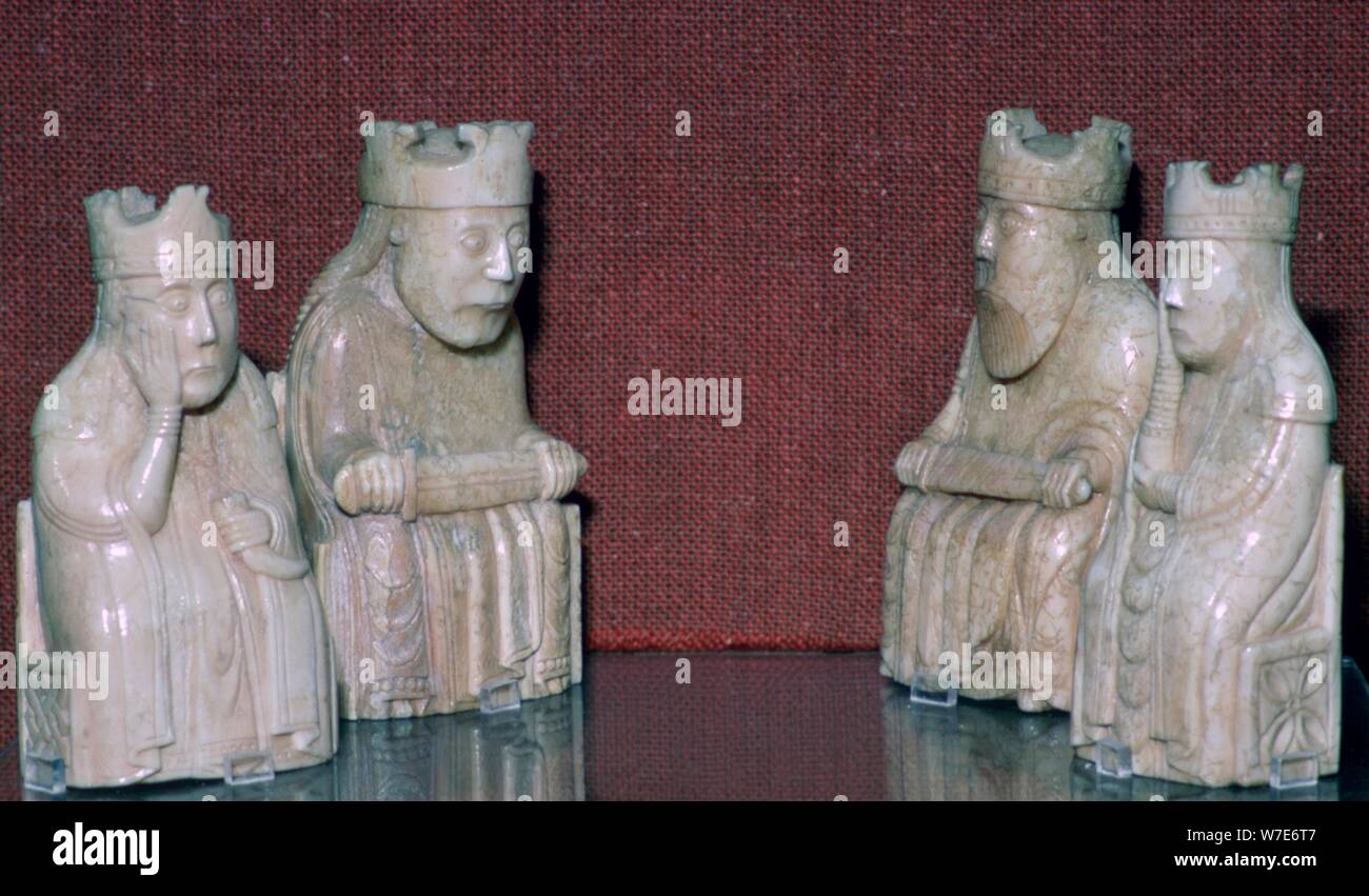 Lewis chessmen 12th century hi-res stock photography and images - Alamy
