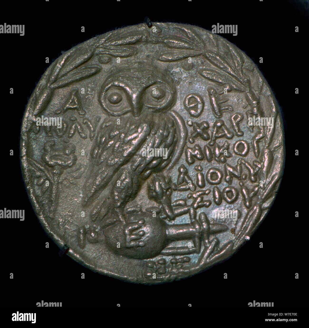 Athenian 'owl' tetradrachm. Artist: Unknown Stock Photo - Alamy