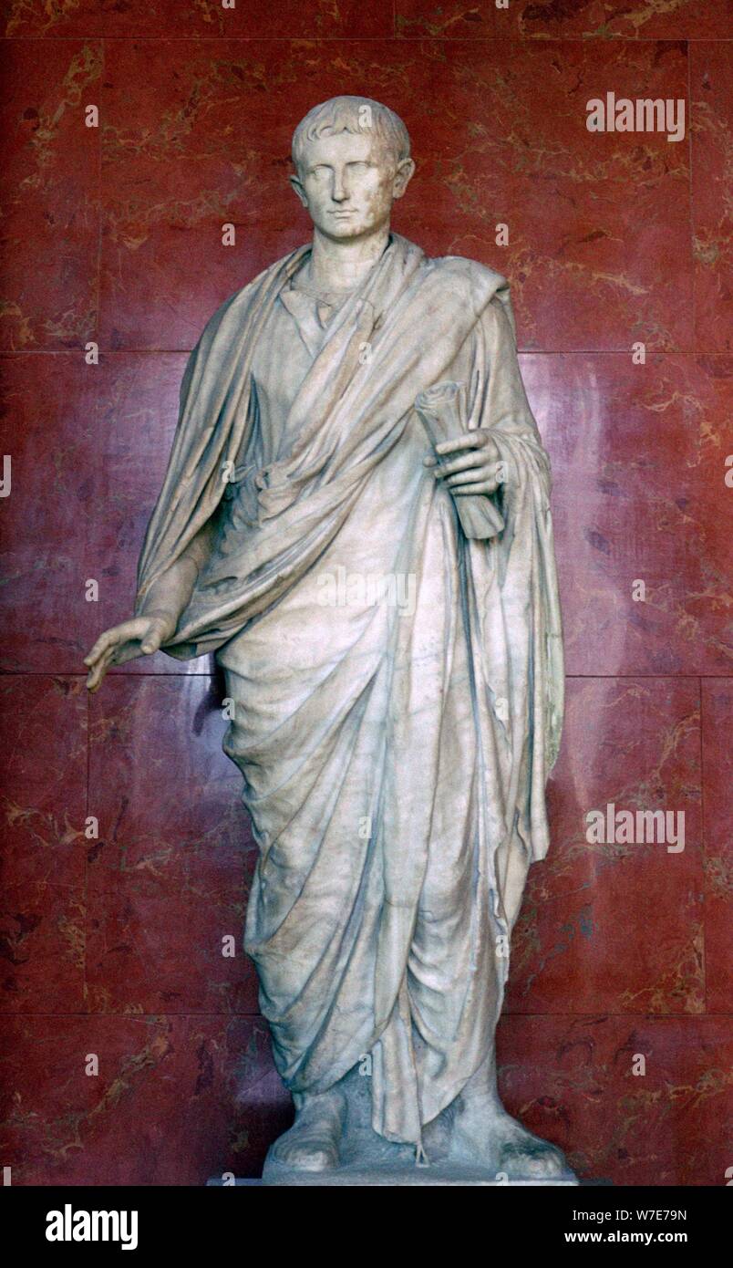 Augustus caesar louvre hi-res stock photography and images - Alamy