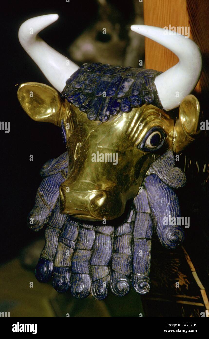 The Great Lyre With Bulls Head