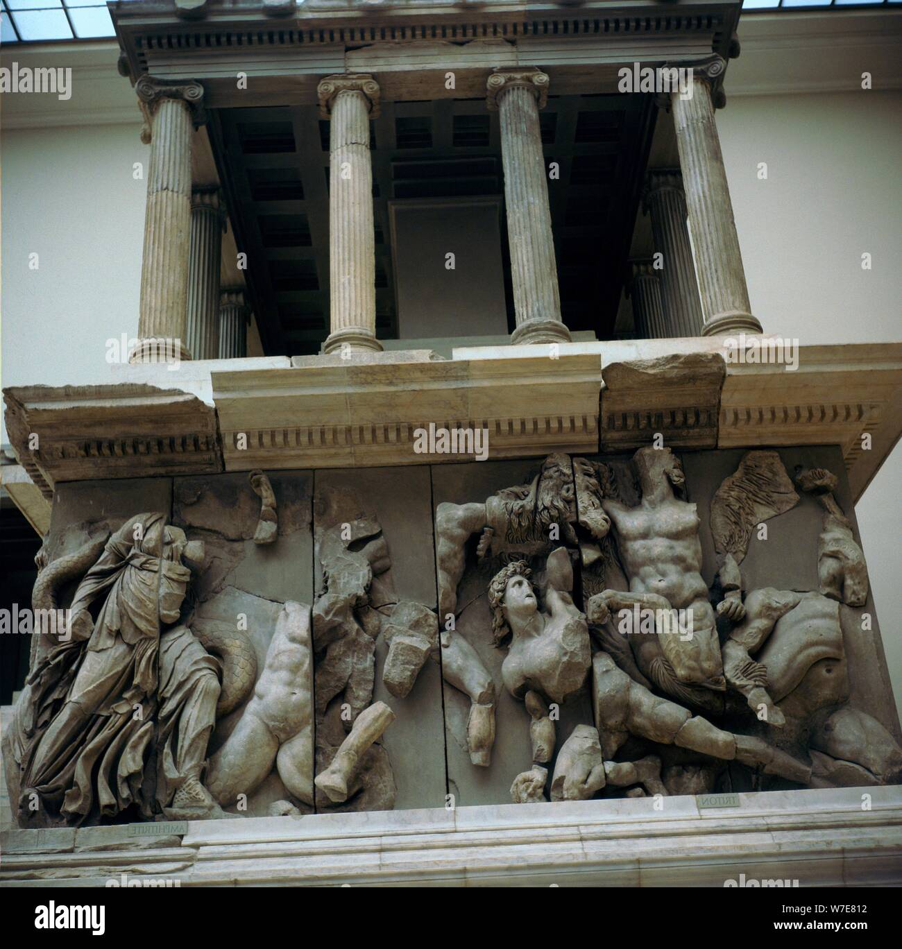 Altar of Zeus detail, 2nd century BC. Artist: Unknown Stock Photo - Alamy