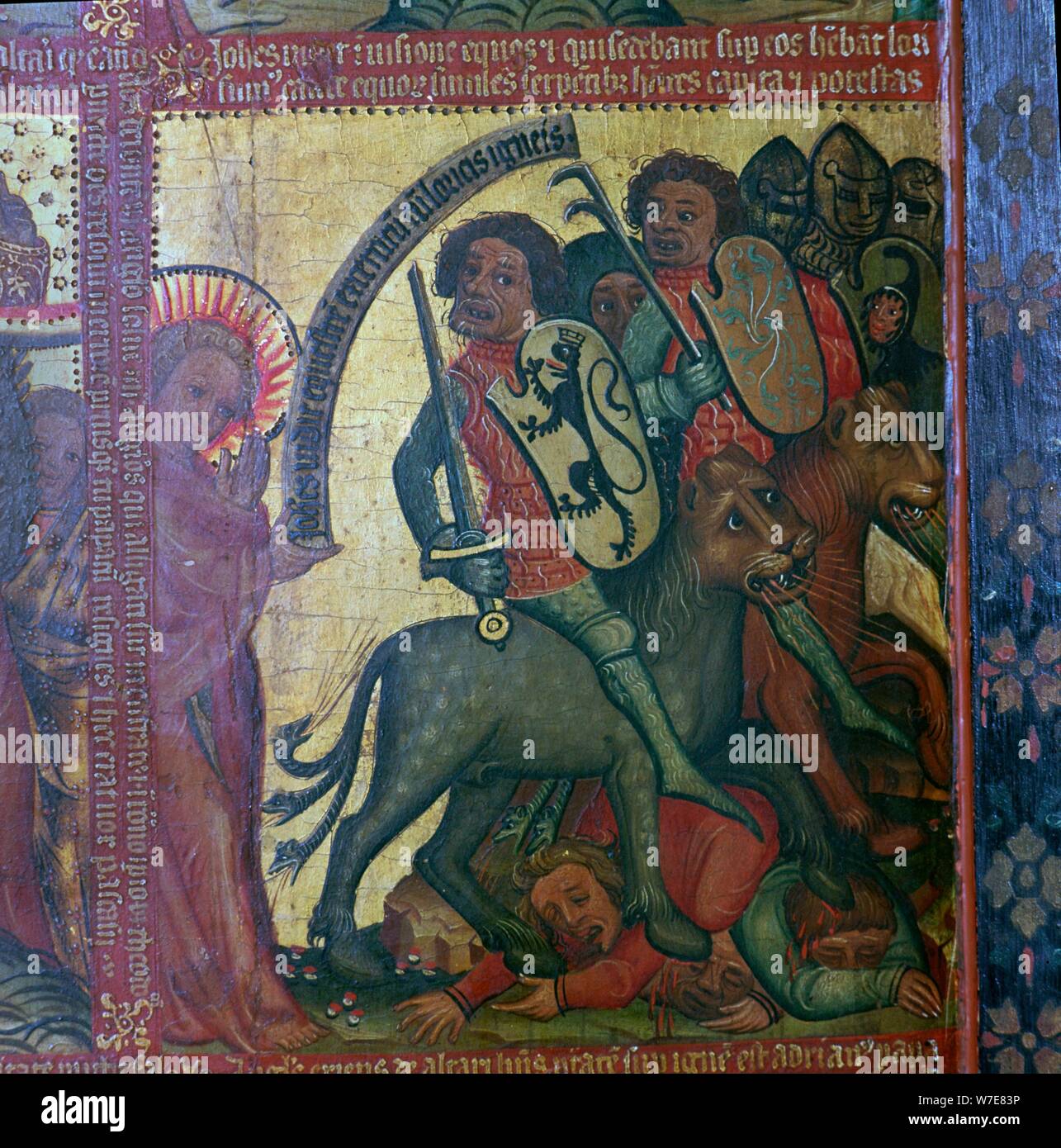 Detail from the 'Altar of the Apocalypse', 14th century. Artist: Master ...