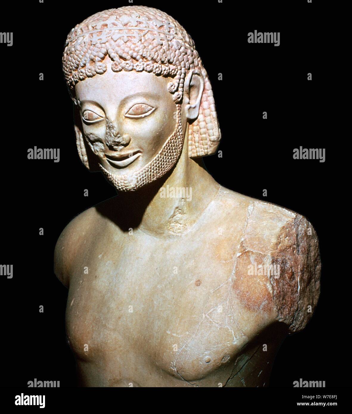 The Rampin Horseman, 6th century BC. Artist: Unknown Stock Photo - Alamy