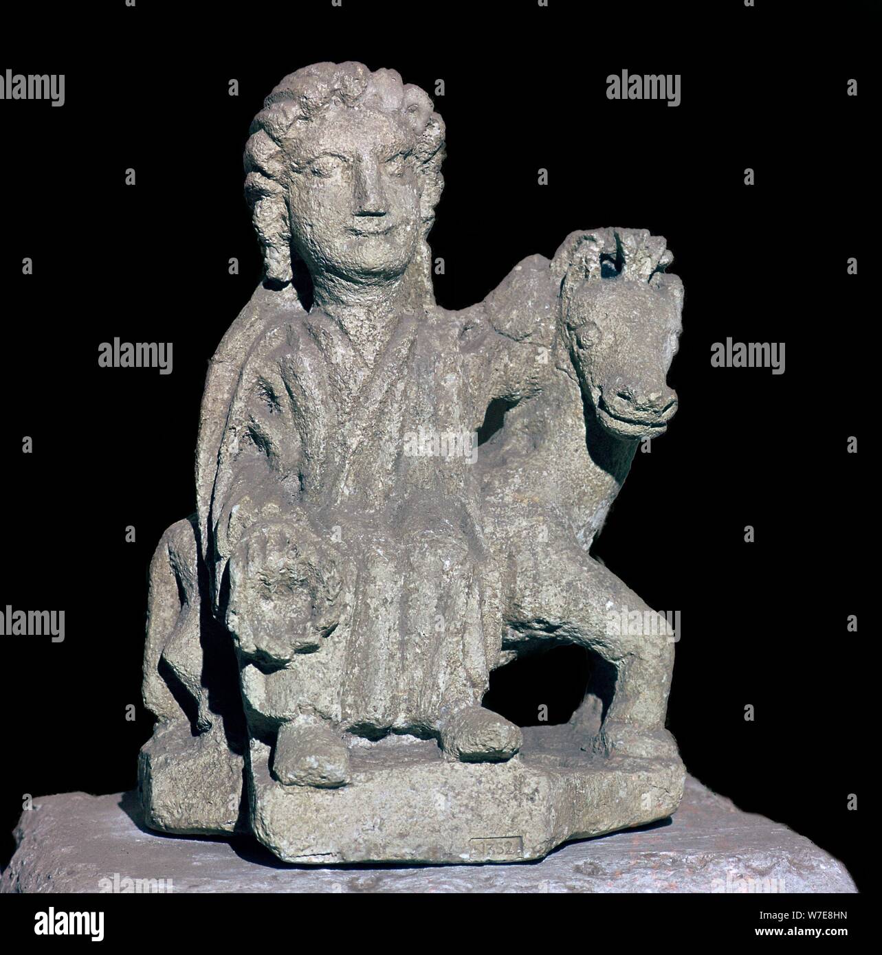 Roman depiction of the Celtic goddess Epona. Artist: Unknown Stock ...