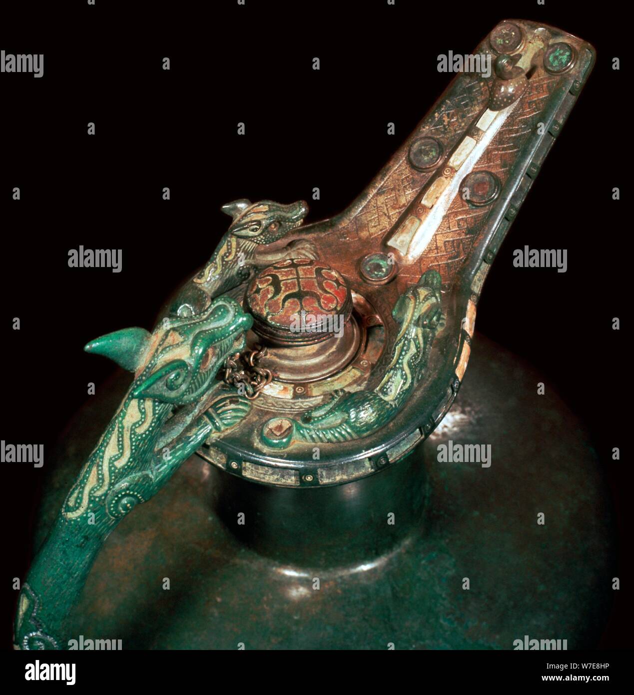 Detail of the Basse-Yutz Flagons, Iron Age, c400 BC. Artist: Unknown ...