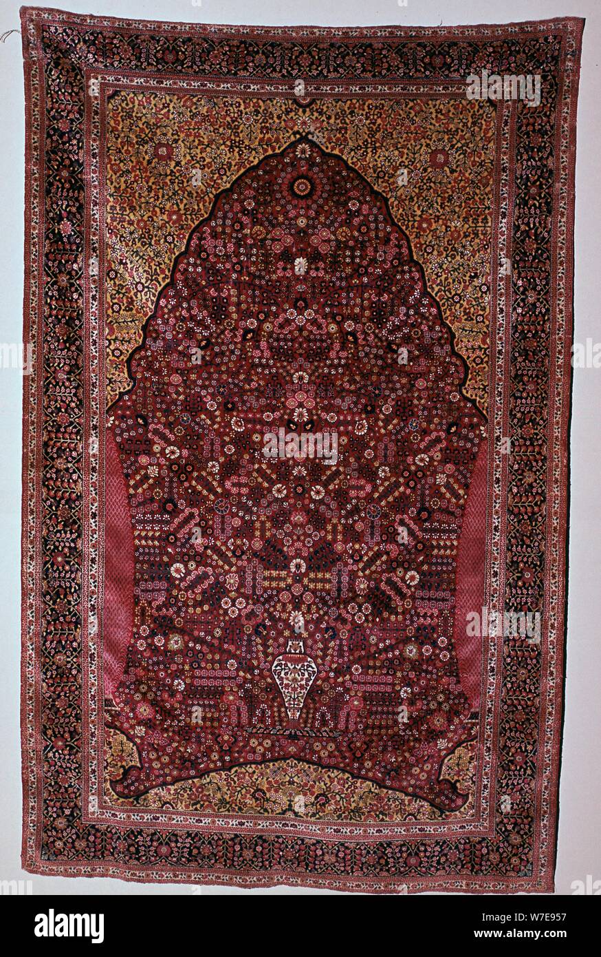 South Persian prayer rug, 18th century. Artist: Unknown Stock Photo - Alamy