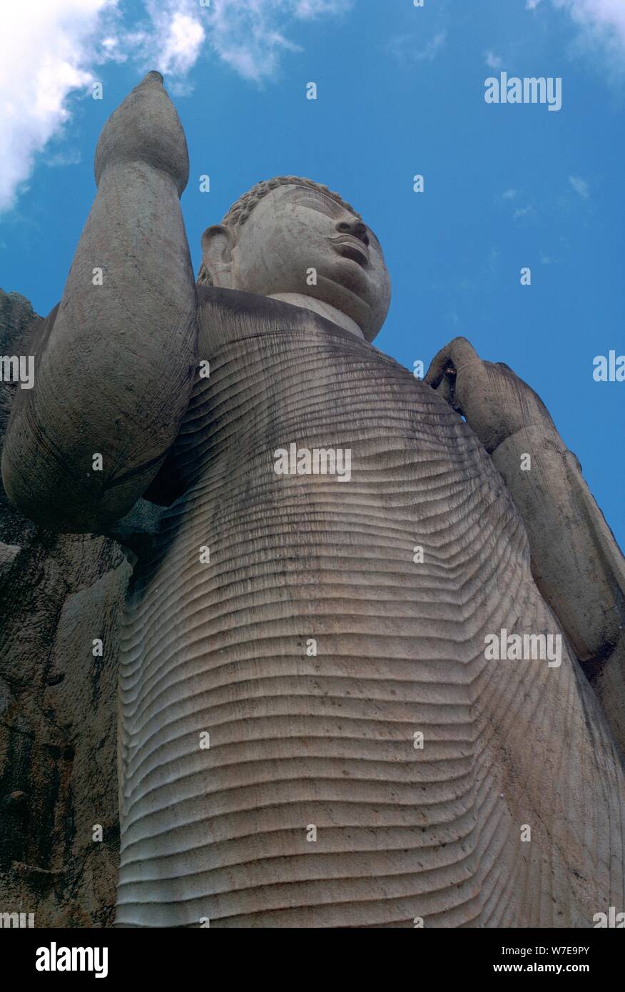 Awkana Buddha, a colossal statue. Artist: Unknown Stock Photo - Alamy