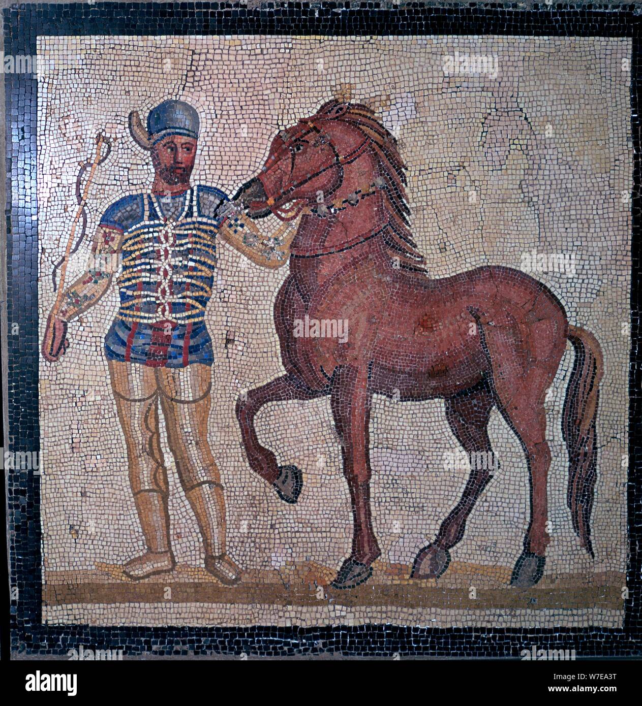 Charioteer mosaic hi-res stock photography and images - Alamy