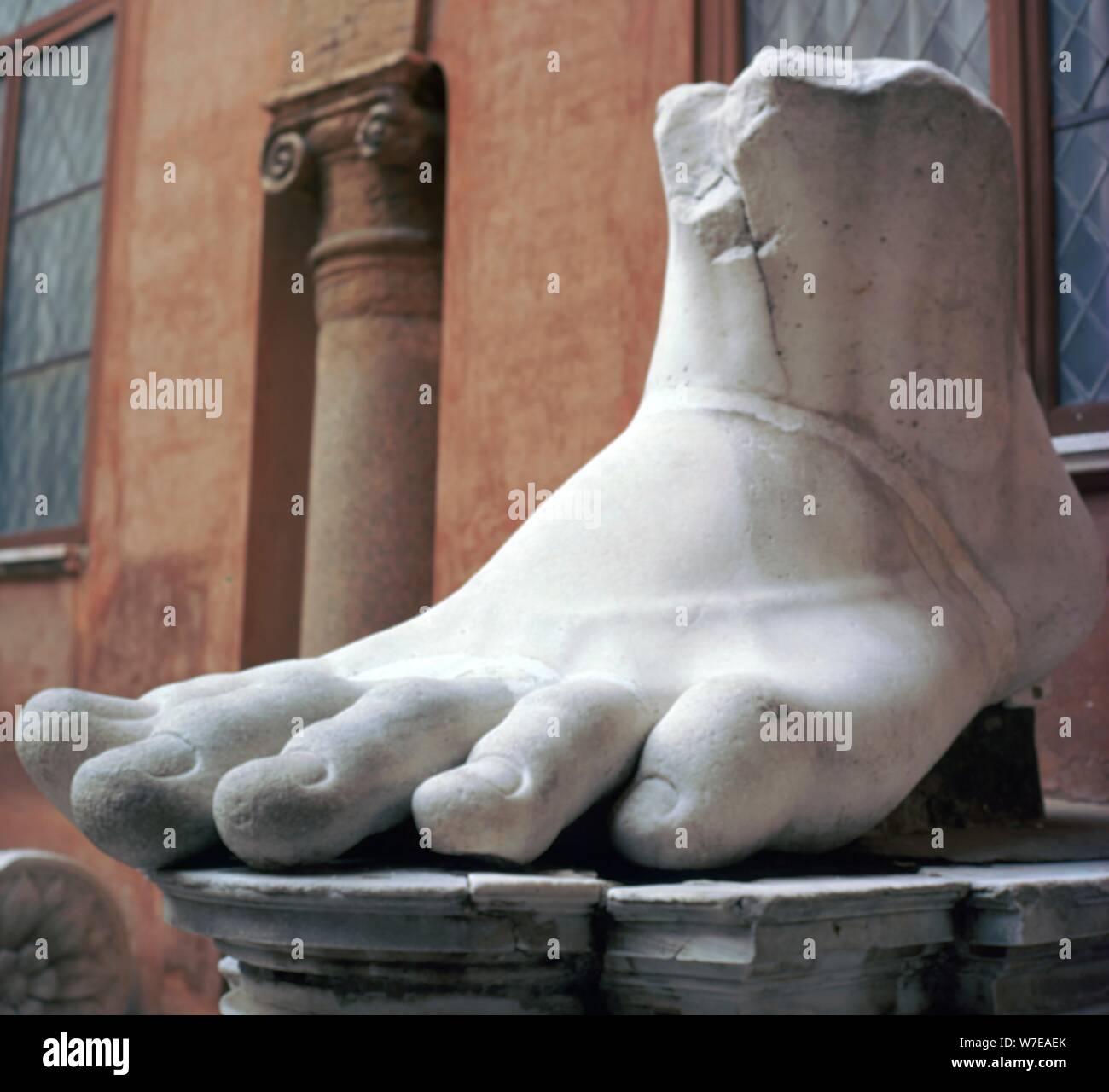 Foot from a colossal Roman statue, 3rd century BC. Artist: Unknown ...