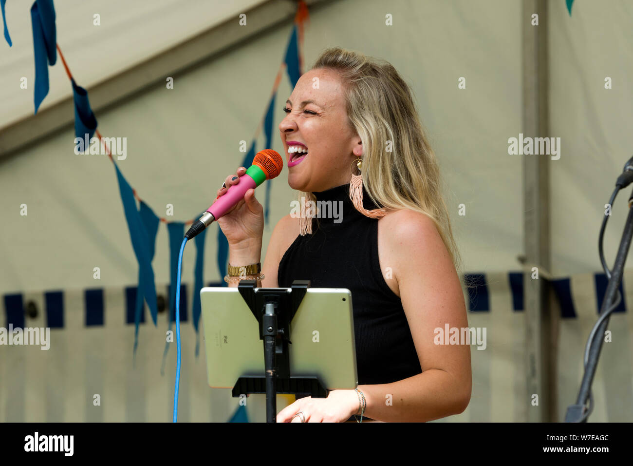 Music singer hi-res stock photography and images - Alamy
