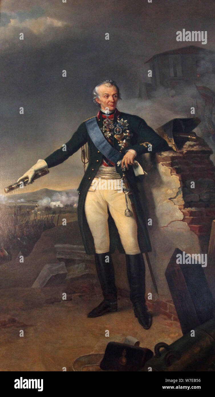 Alexander Suvorov, Russian general, (1833). Artist: Nicolas-Sébastien ...