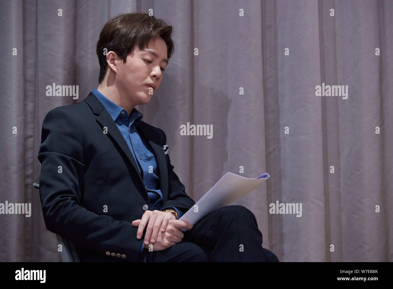 Chinese pianist Li Yundi attends his master class in Beijing, China, 20 ...