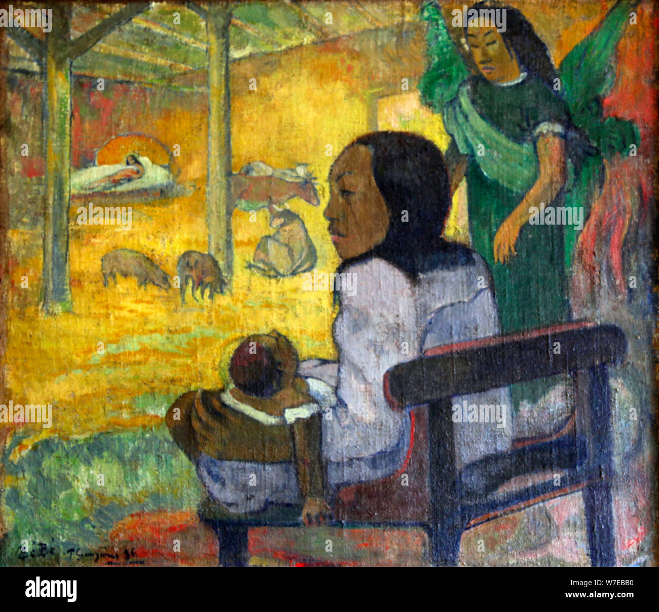 The nativity art impressionism hi-res stock photography and images - Alamy