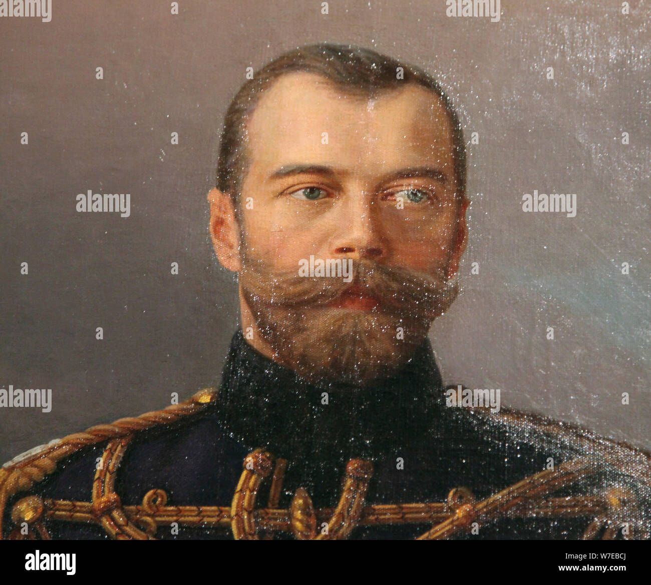 'Portrait of Emperor Nicholas II', 1915-1916. Artist: Unknown Stock ...