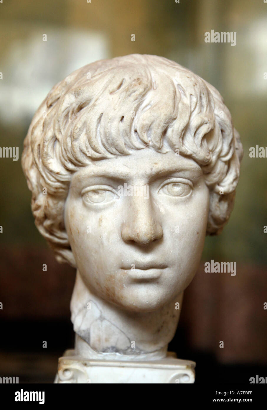 Roman portrait head of a boy, last quarter of 2nd century. Artist ...