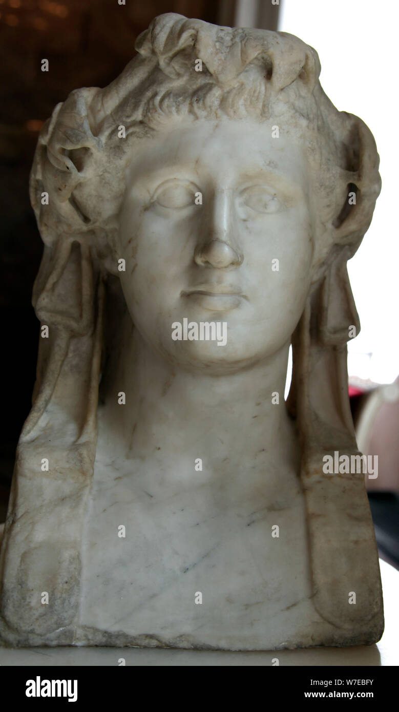 Double herm of Dionysus and Heracles. Artist: Unknown Stock Photo - Alamy