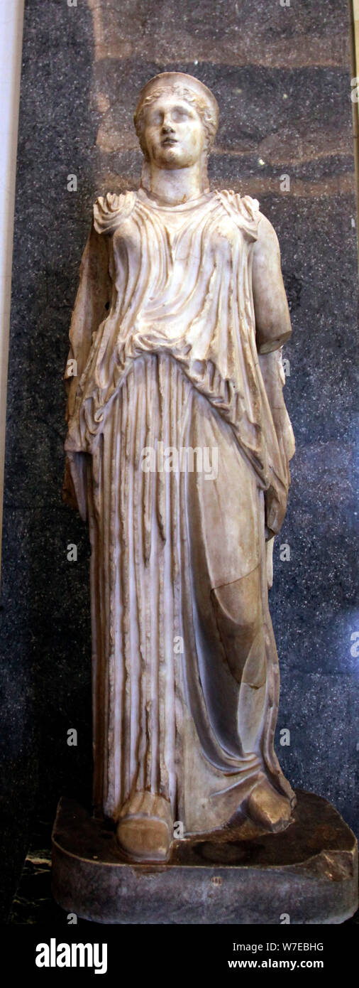 Statue of a Goddess, possibly Demeter. Artist: Unknown Stock Photo - Alamy