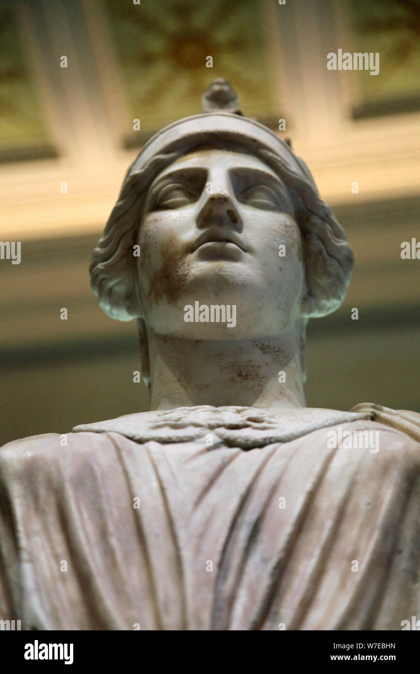 Athena Greek Goddess Of Wisdom And War Statue