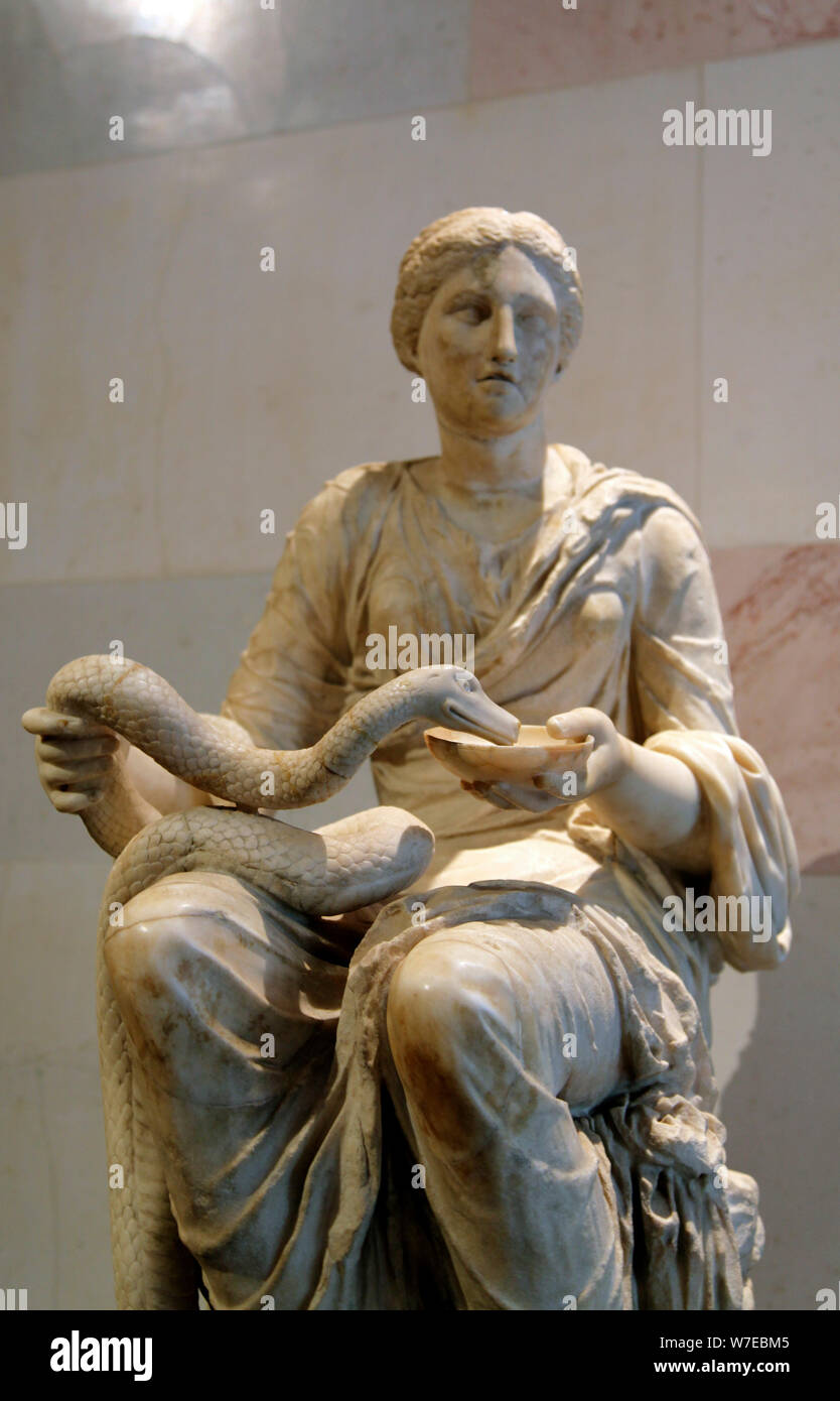 The goddess of health hi-res stock photography and images - Alamy