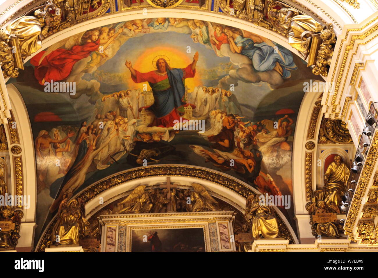 Interior of cathedral painting artist hi-res stock photography and ...