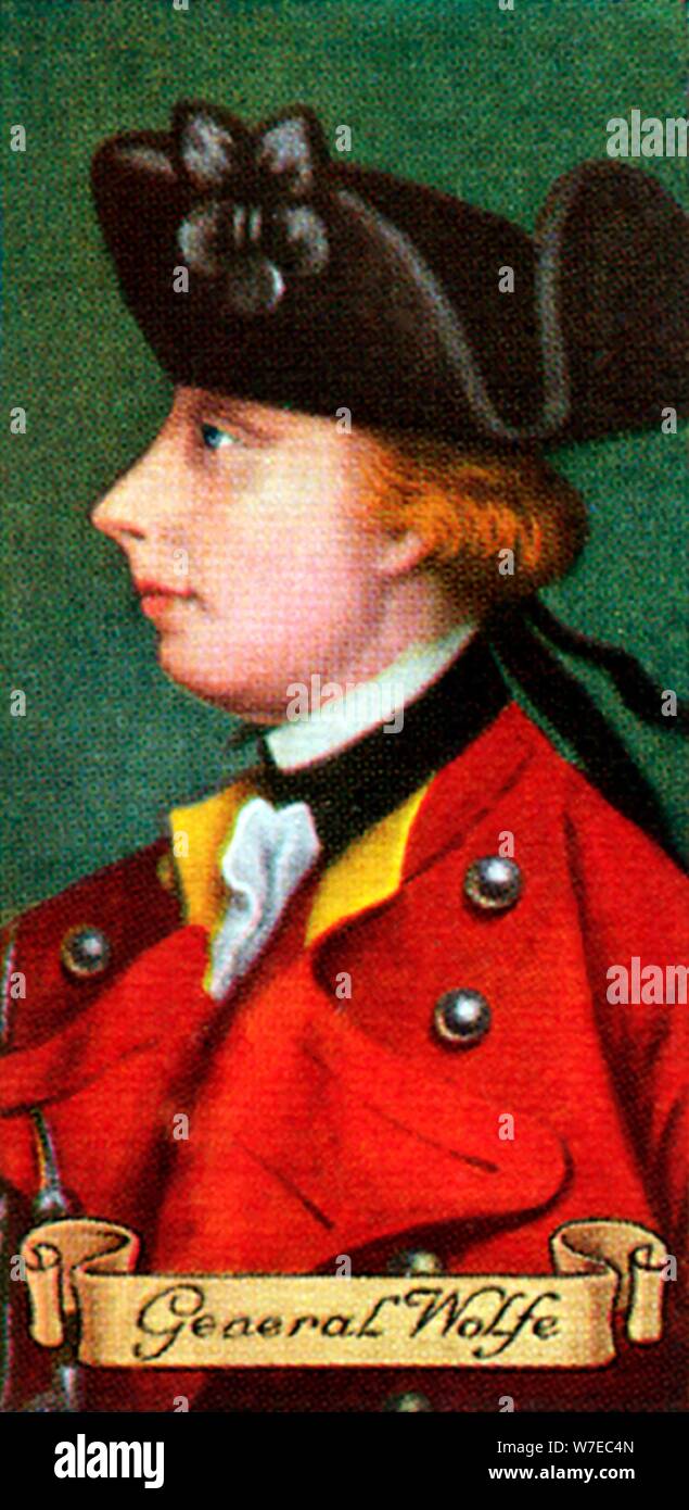 General Wolfe, taken from a series of cigarette cards, 1935. Artist ...