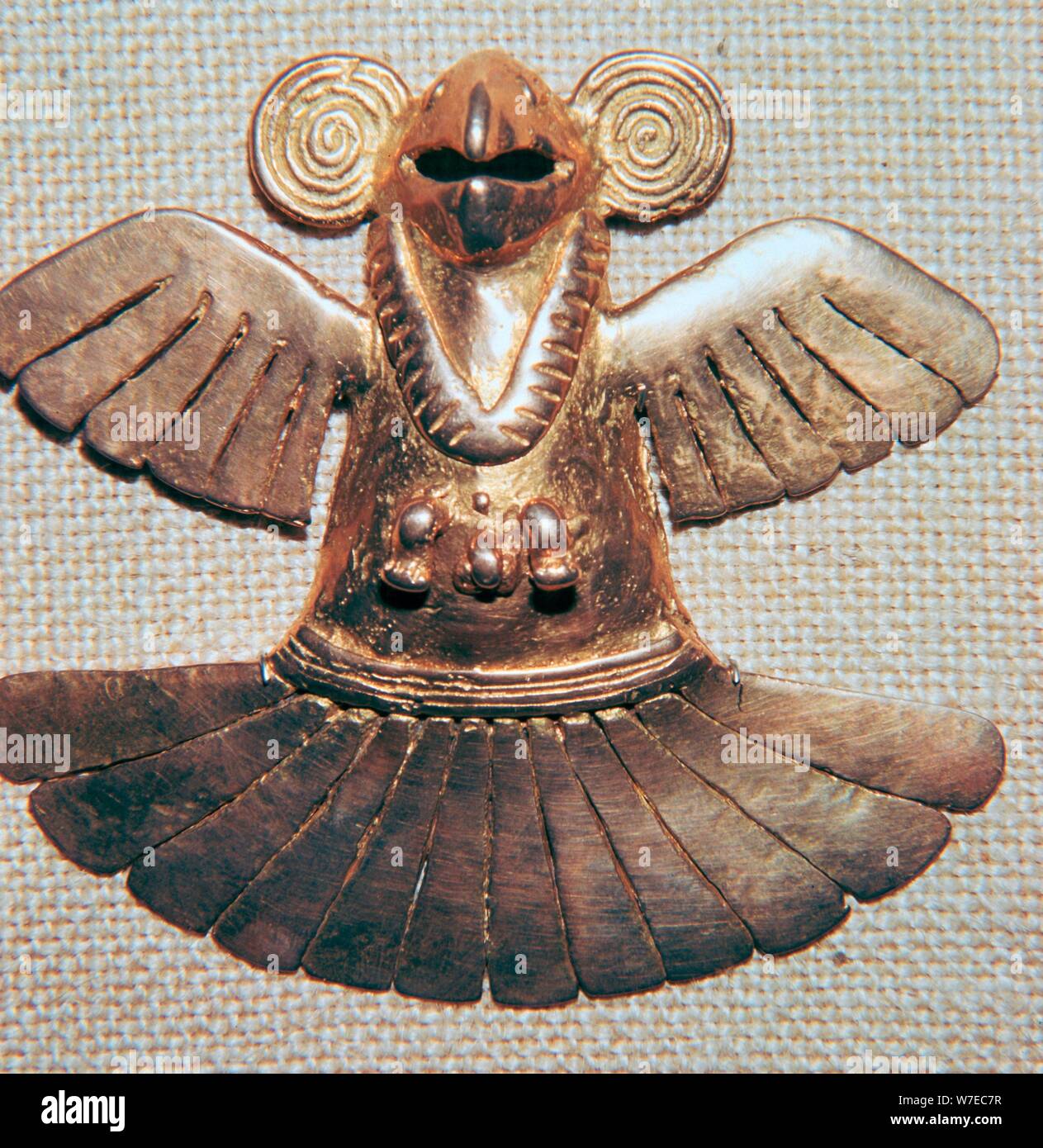 Native American gold condor. Artist: Unknown Stock Photo - Alamy