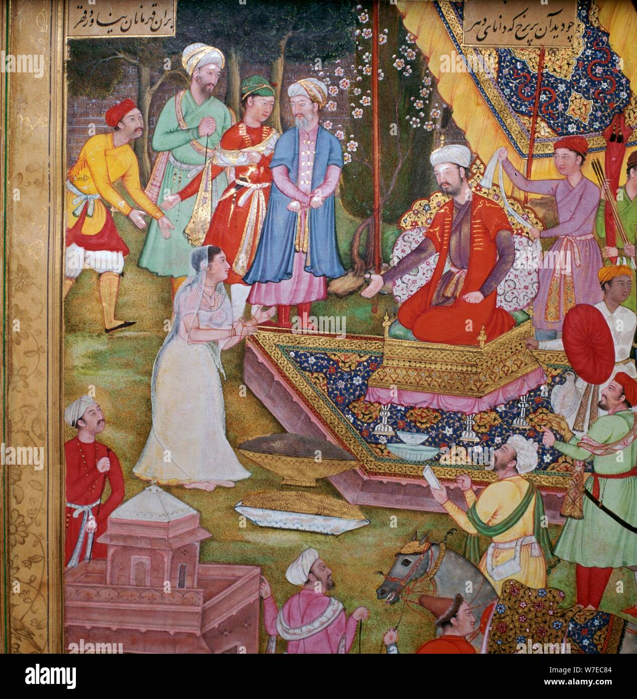 Alexander the Great being beseeched to save an idol from destruction ...