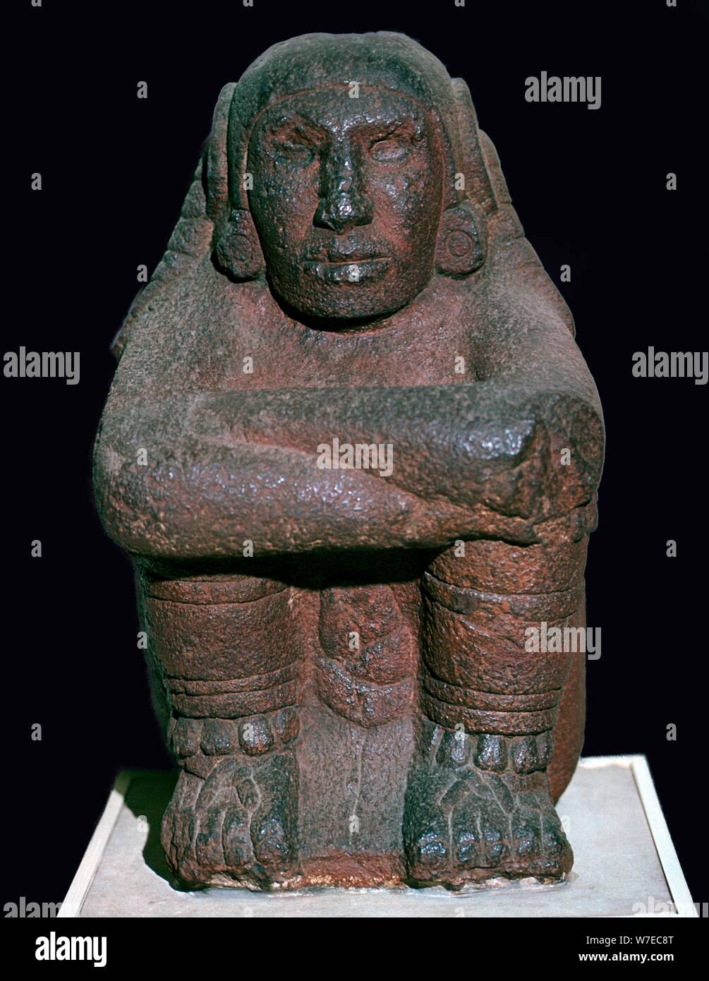 Mayan figurine of a seated god. Artist: Unknown Stock Photo - Alamy