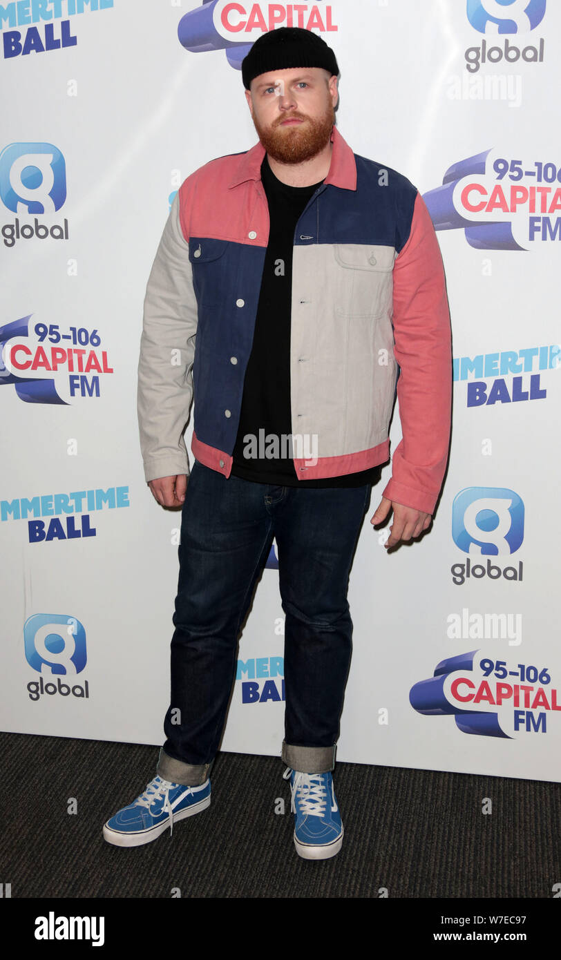 Jun 08, 2019 - London, England, UK - Tom Walker attending Capital Radio ...