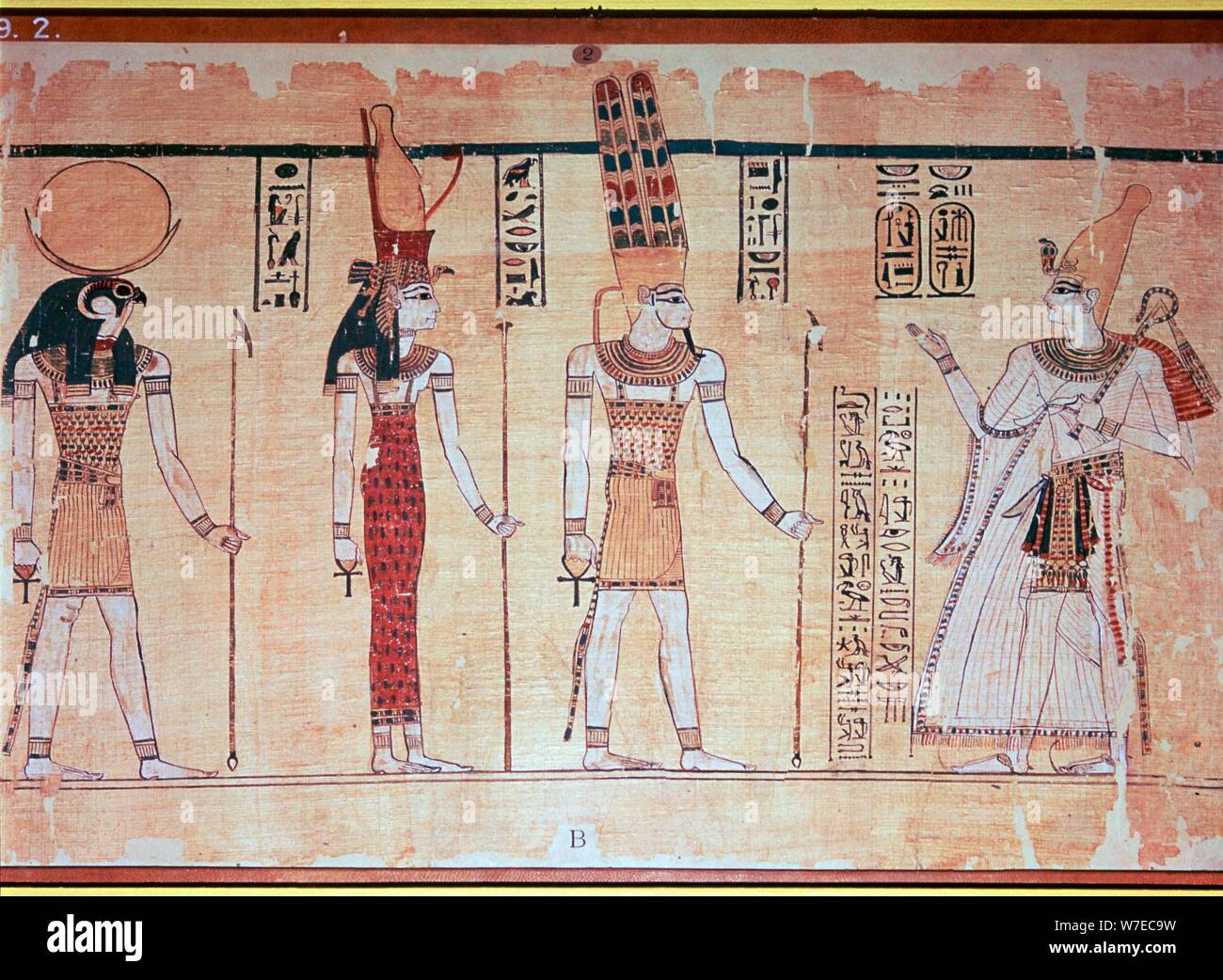 The Great Harris Papyrus, from Thebes, Egypt, reign of Ramesses IV ...