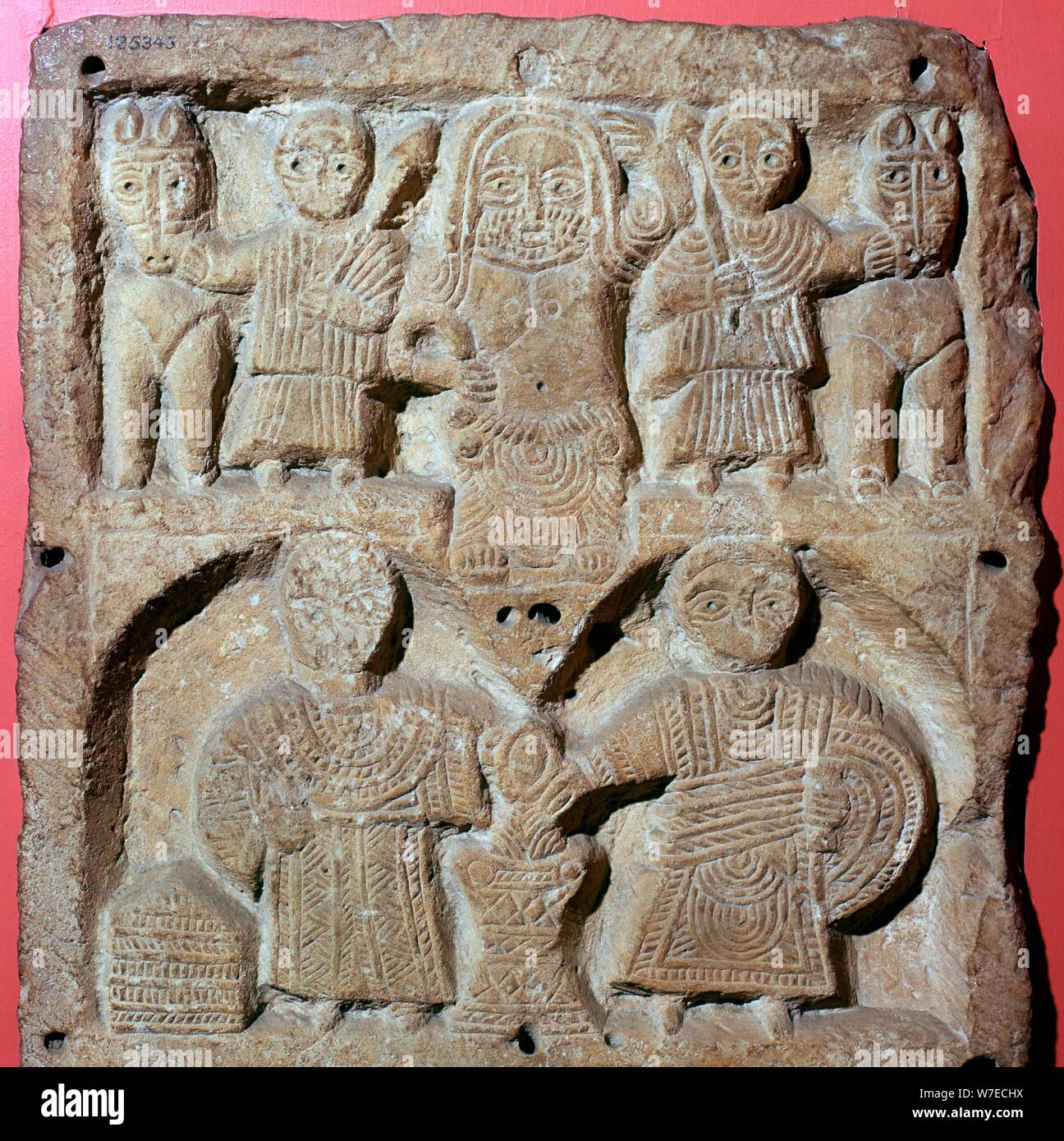 Carthaginian funerary stele. Artist: Unknown Stock Photo - Alamy