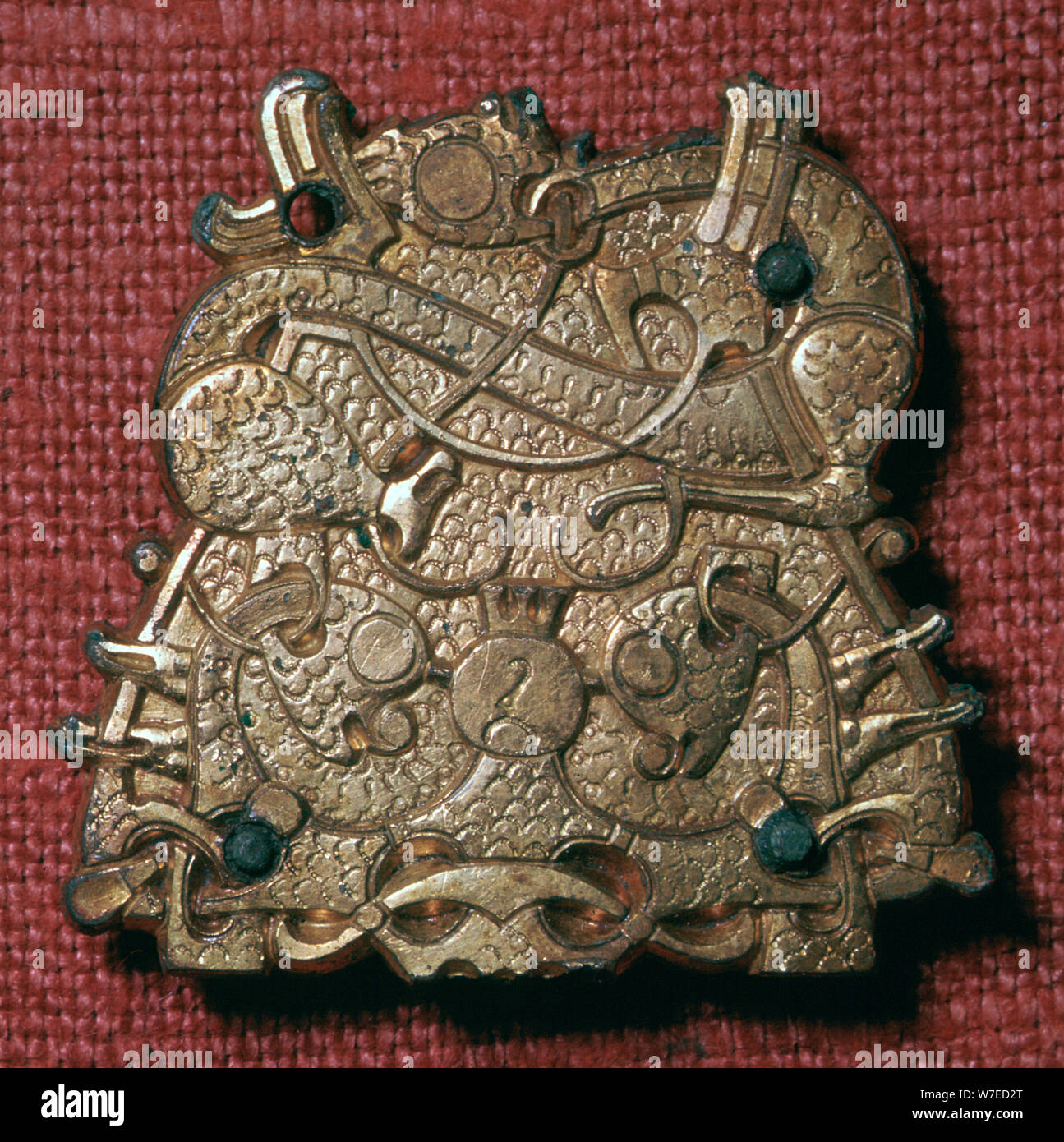Brooch from a Viking grave, 9th century. Artist: Unknown Stock Photo ...
