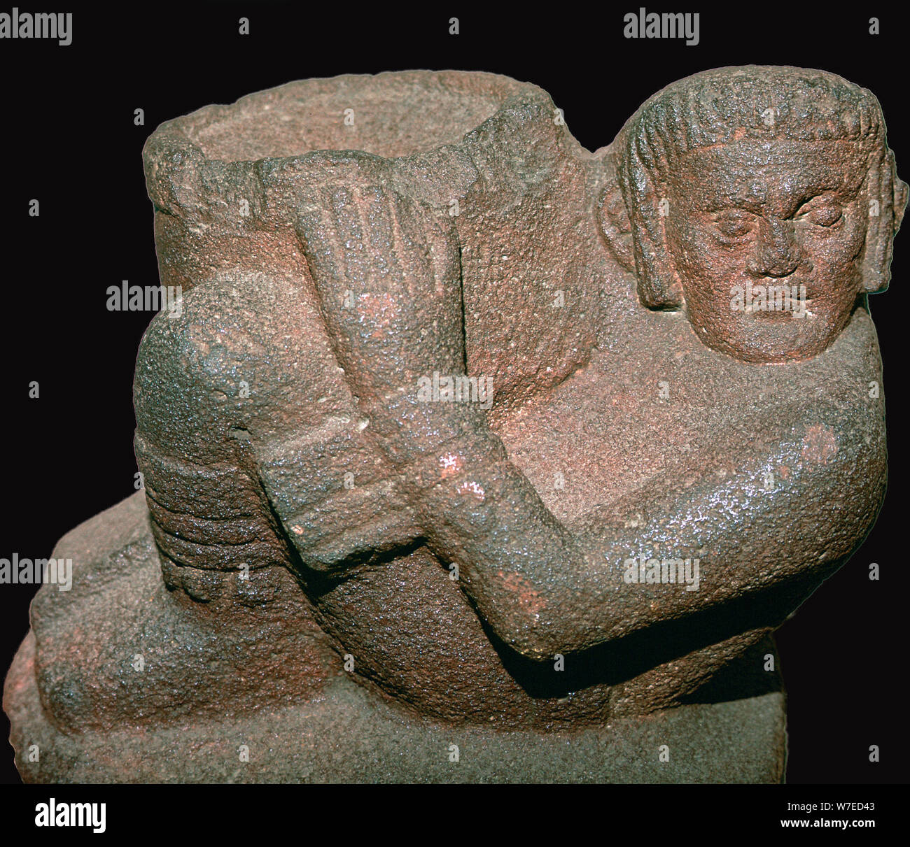 Maya Eagle-vase offering bowl for the hearts of sacrificial victims ...