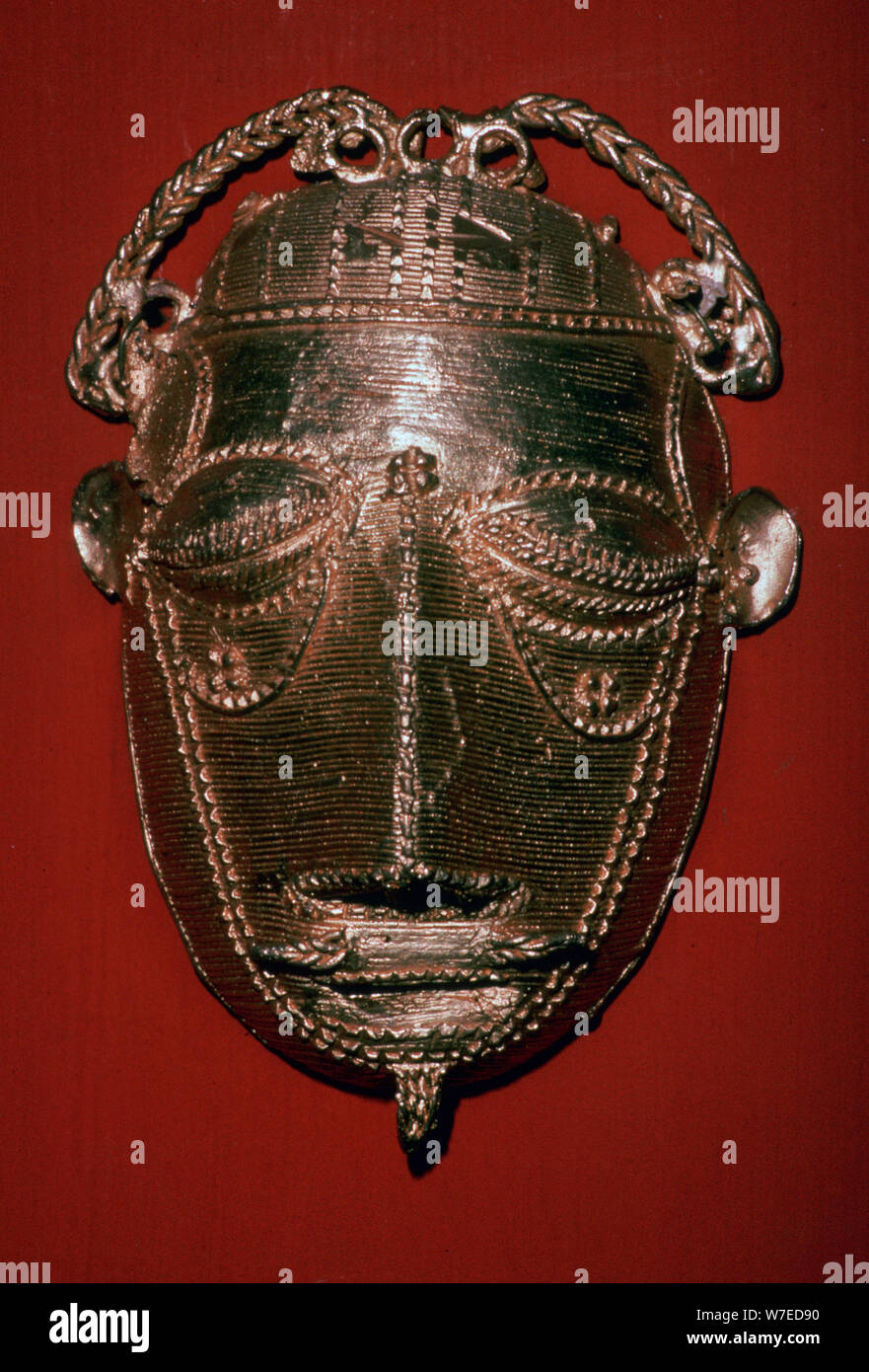 Ashanti gold mask Artist: Unknown Stock Photo - Alamy