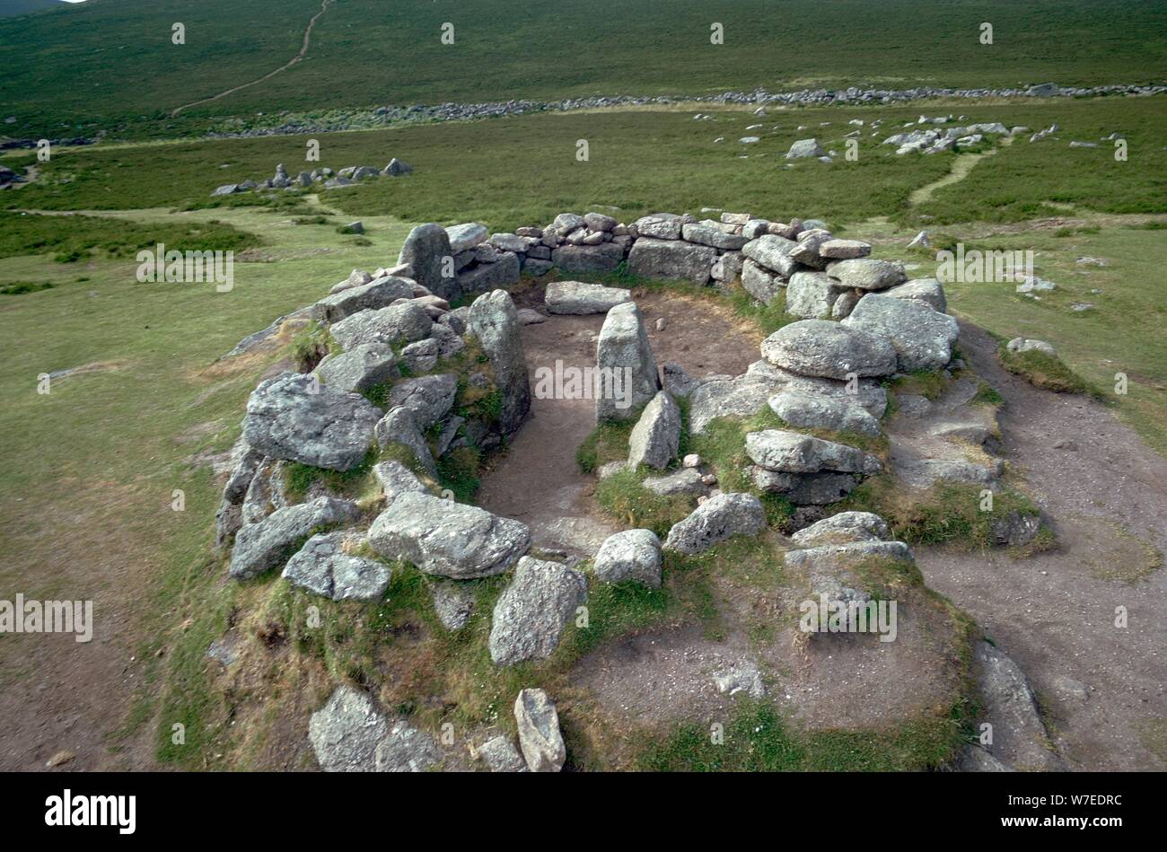 Bronze age hut circle hi-res stock photography and images - Alamy