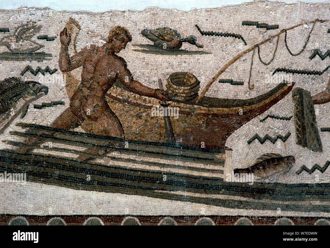 Fisherman mosaic hi-res stock photography and images - Alamy