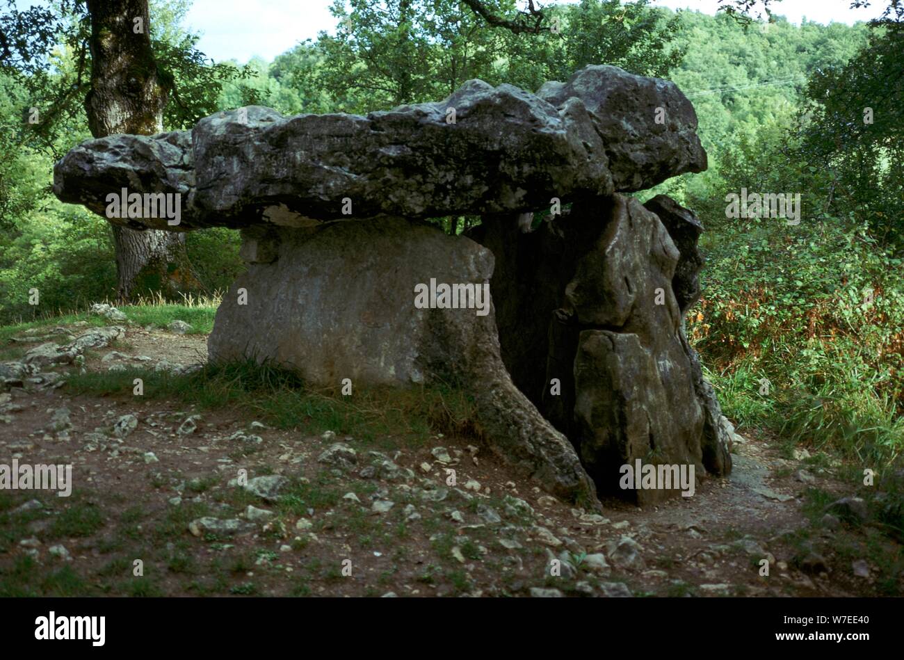 French Dolmen. Artist: Unknown Stock Photo - Alamy