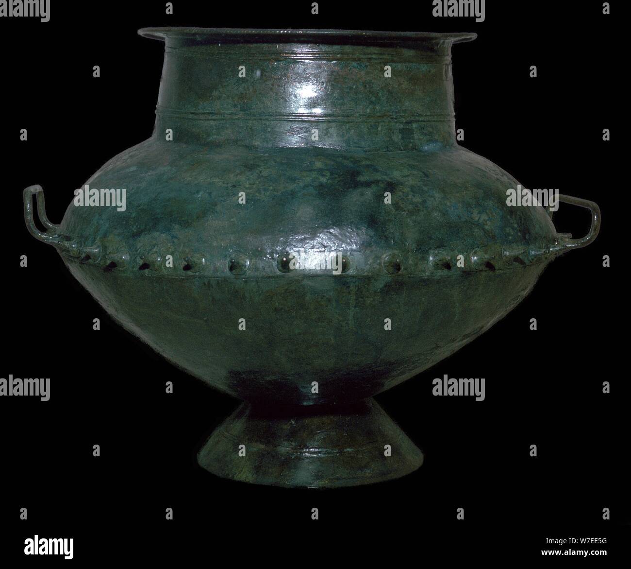 Celtic bronze vessel, 6th century BC. Artist: Unknown Stock Photo - Alamy