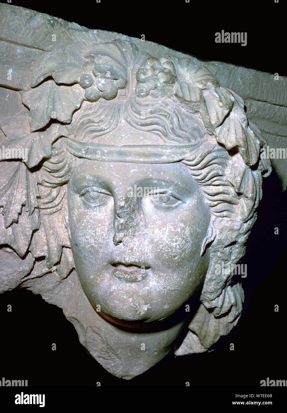 Image of the Nabatean God Dushares, 1st century. Artist: Unknown Stock ...