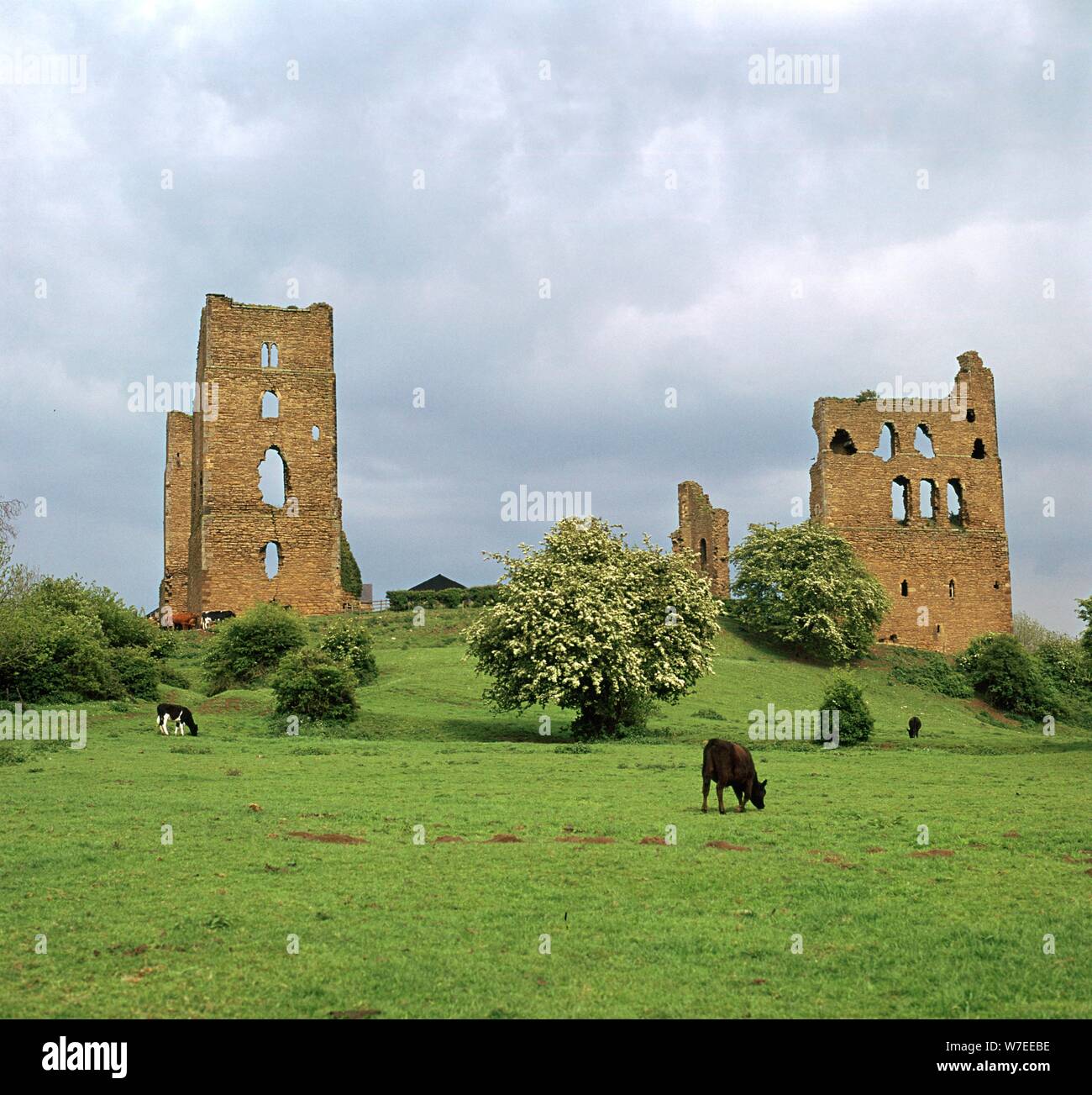 Sheriff Hutton Castle, 12th century. Artist: Unknown Stock Photo - Alamy