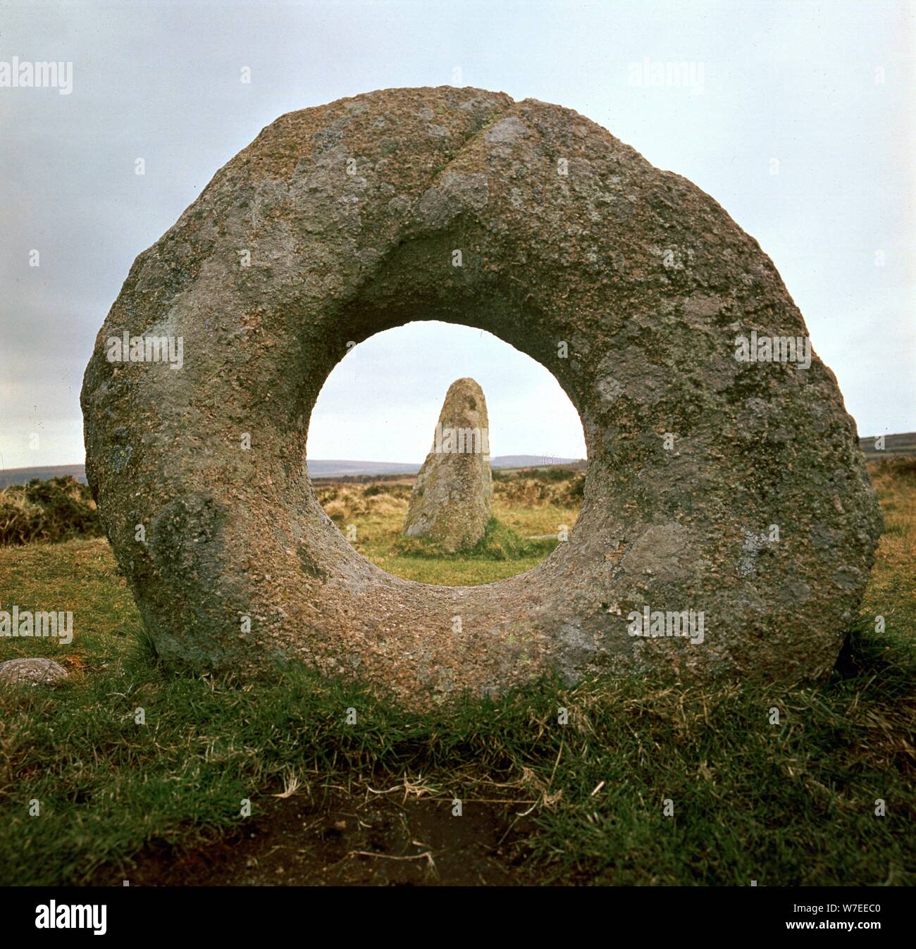 Men-An-Tol Stones, 17th century BC. Artist: Unknown Stock Photo - Alamy