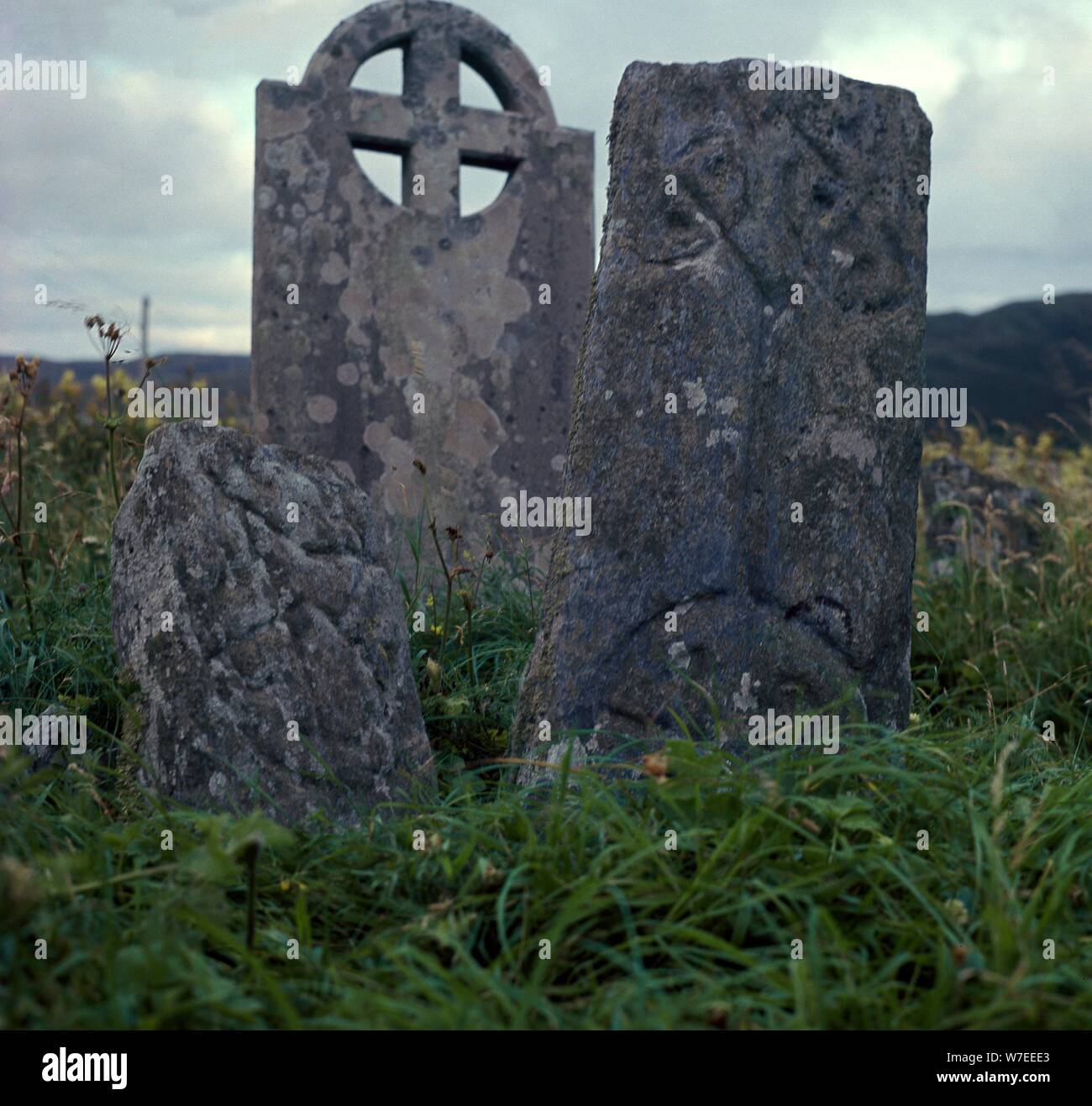 Early Christian cross-slab, 7th century. Artist: Unknown Stock Photo ...