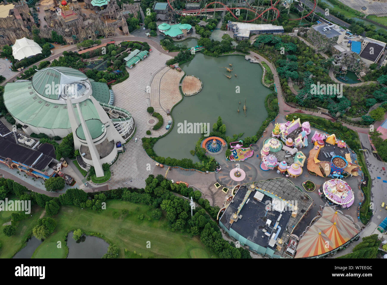 Jiangsu, Jiangsu, China. 6th Aug, 2019. Jiangsu, CHINA-Aerial photo ...