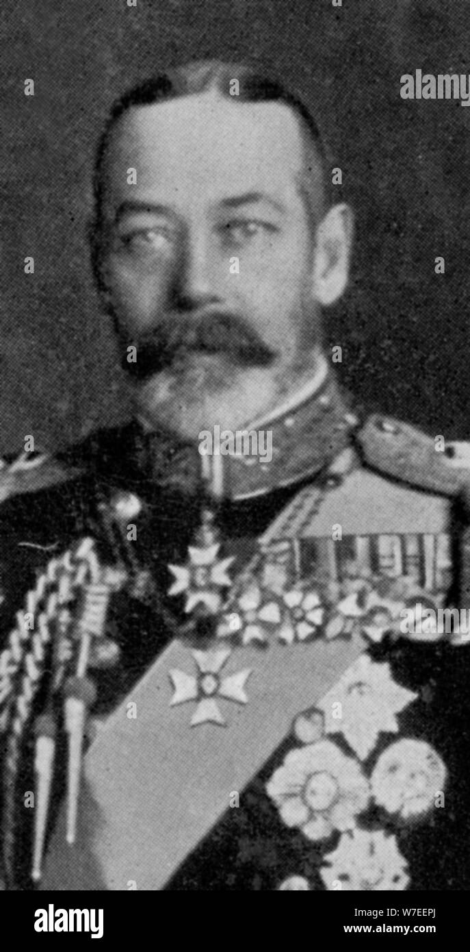 King George V (1865-1936), 1935. Artist: Portrait Bureau Stock Photo ...