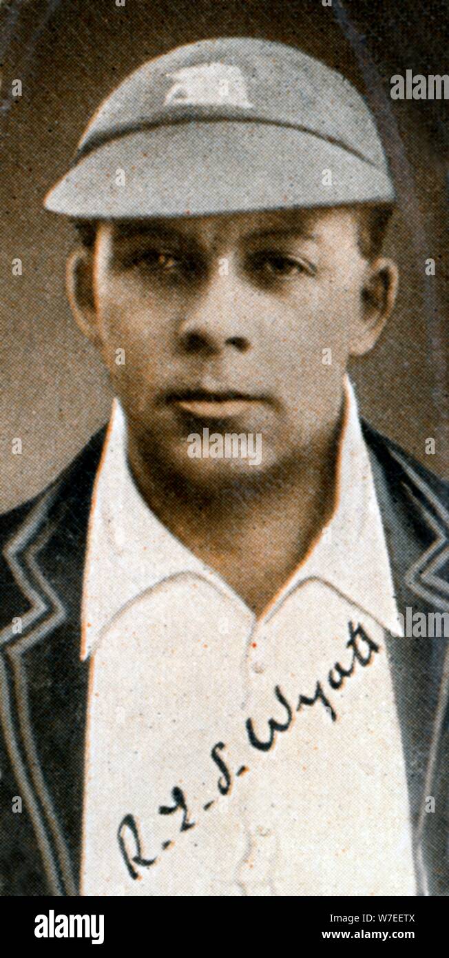 Robert Elliot Storey Wyatt, (Quiet Wyatt), all-round circketer, 1935 ...
