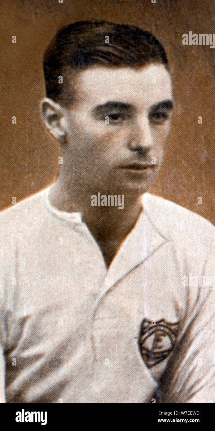 Stanley Matthews (1915-2000), Stoke City football player, 1935. Artist ...