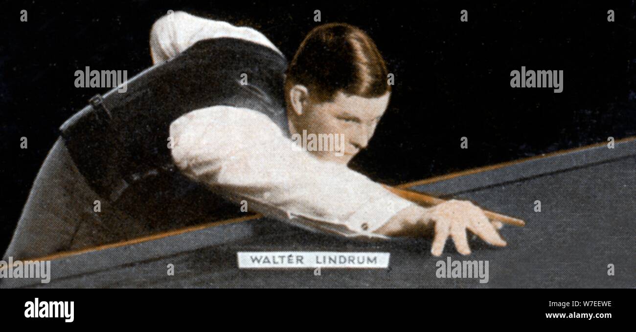 Walter 'Wally' Lindrum, World Billiards champion, 1935. Artist: Unknown ...